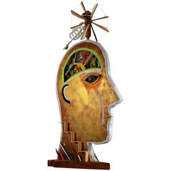 Contemporary British Stone Sculpture by Mo Gardner, ‘Warrior’, 1994 For ...