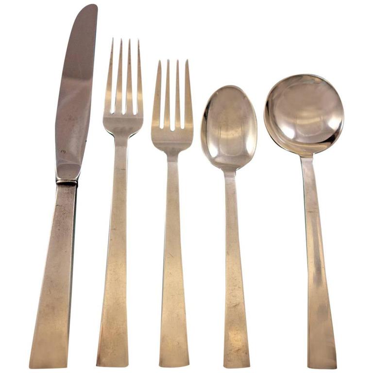 Continental by International Sterling Silver Flatware Set Service 30 ...
