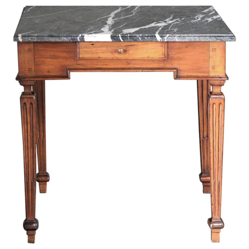Period Small Country French Table in Walnut For Sale at 1stDibs