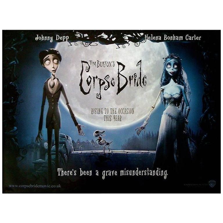 "Corpse Bride" Film Poster, 2005 For Sale at 1stdibs