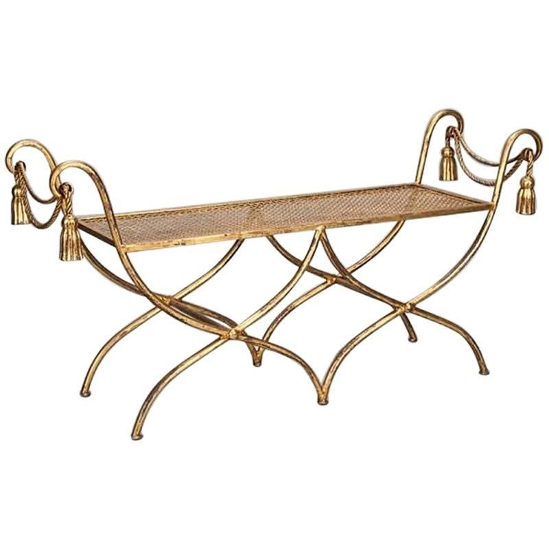 Wire Mesh Bench - 5 For Sale on 1stDibs