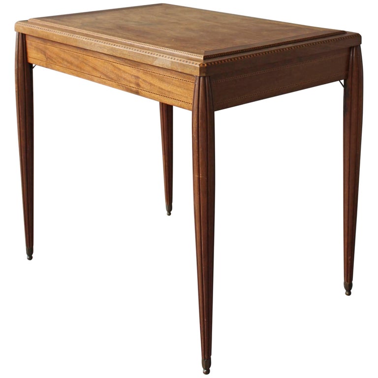 French Fine 1920s Rectangular Game Table at 1stDibs