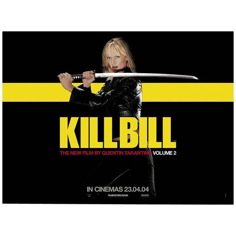 "Kill Bill: Vol. 2" Film Poster, 2004 For Sale at 1stdibs