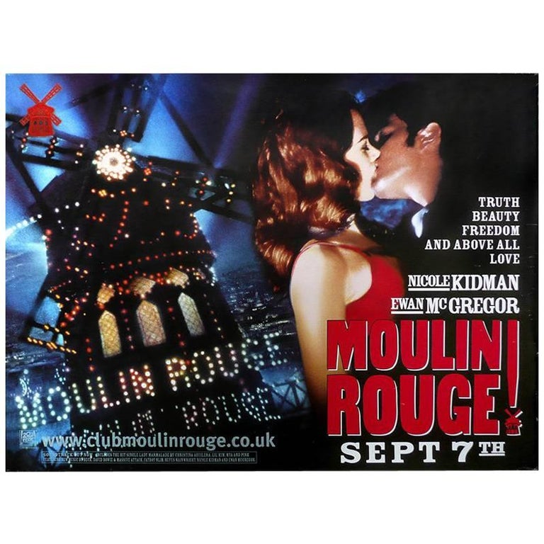 "Moulin Rouge!" Film Poster, 2001 at 1stDibs