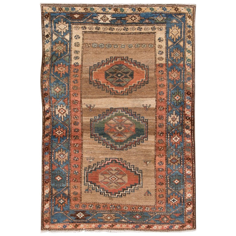 Beautifully Designed Collectible Kurdish Rug For Sale at 1stDibs