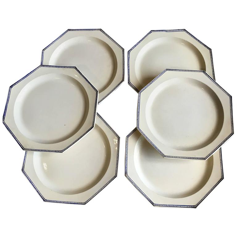 Set of Six Creil Montereau Plates, circa 1810 at 1stDibs | creil et ...