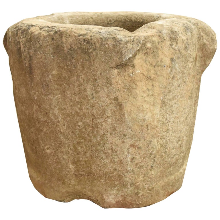 Ancient French Stone Mortar from 17th Century or Earlier For Sale at ...