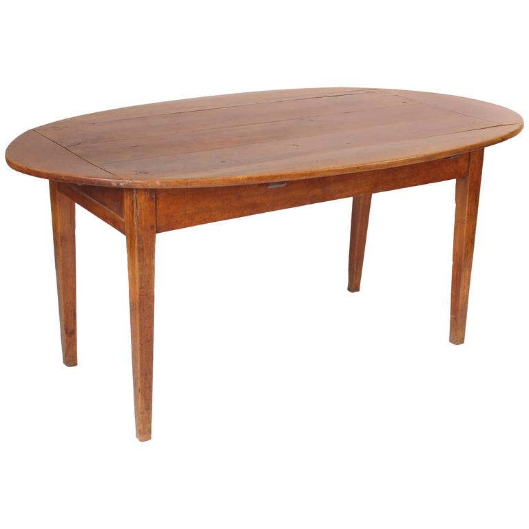 Oval Directoire Style Farm Table at 1stDibs