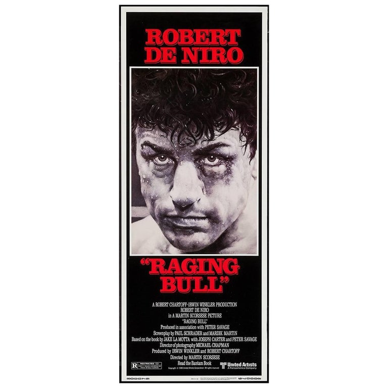 "Raging Bull" Film Poster, 1980 For Sale at 1stDibs