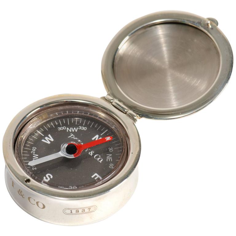 Tiffany Sterling Compass for Marc Jacobs at 1stDibs | compass tiffany