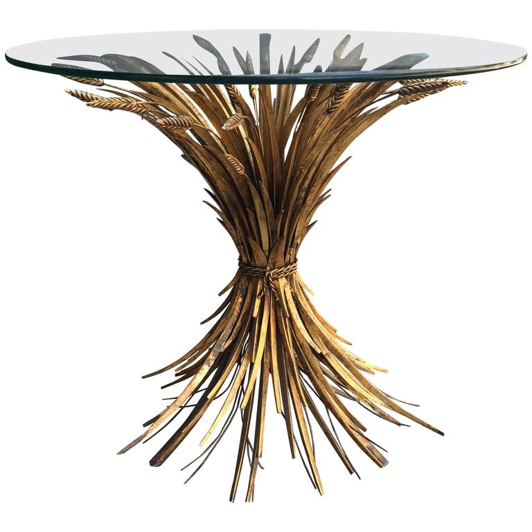 Sheaf of Wheat Breakfast Table at 1stDibs