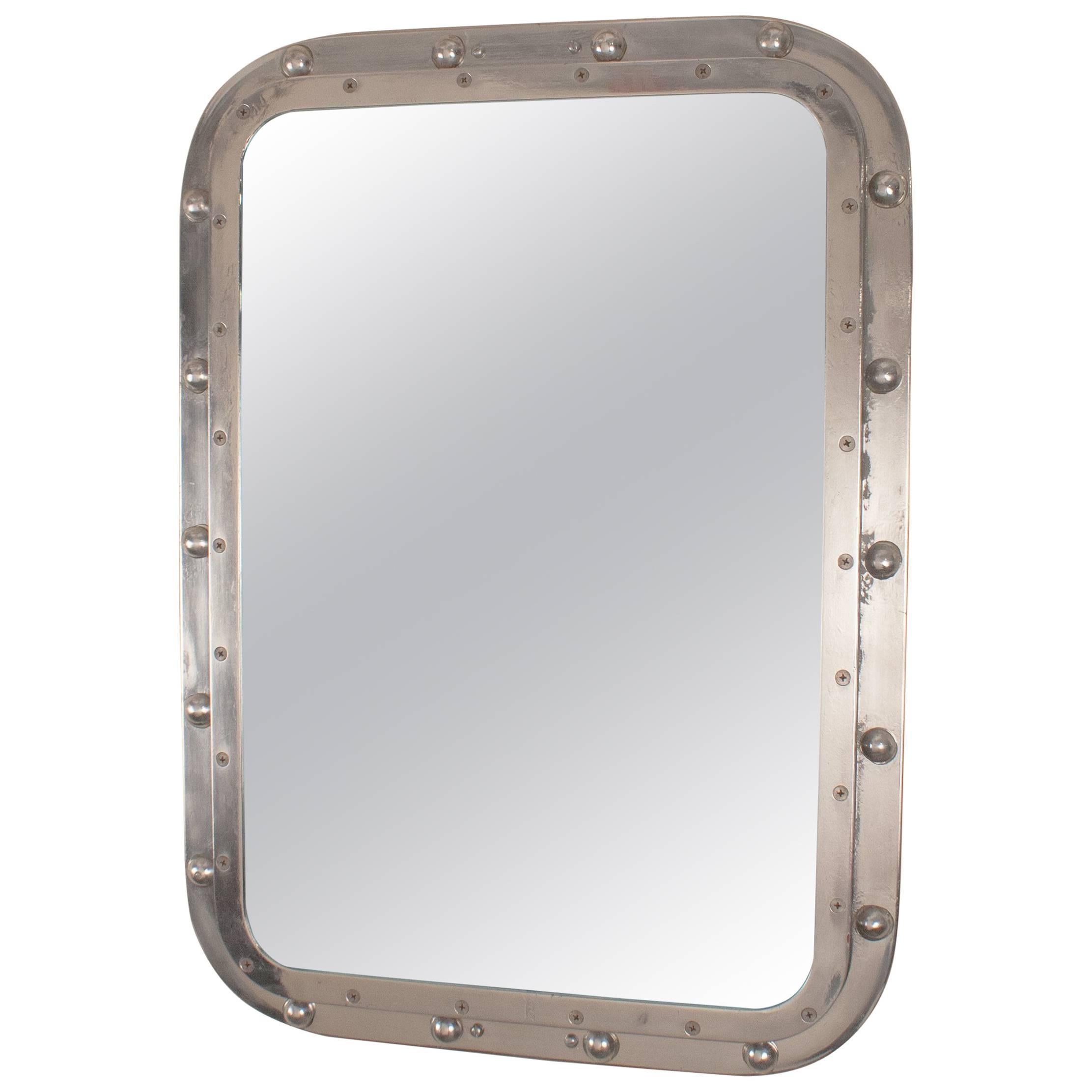 Mid-Century Aluminum Nautical Ship's Window Mirror at 1stDibs | ship ...