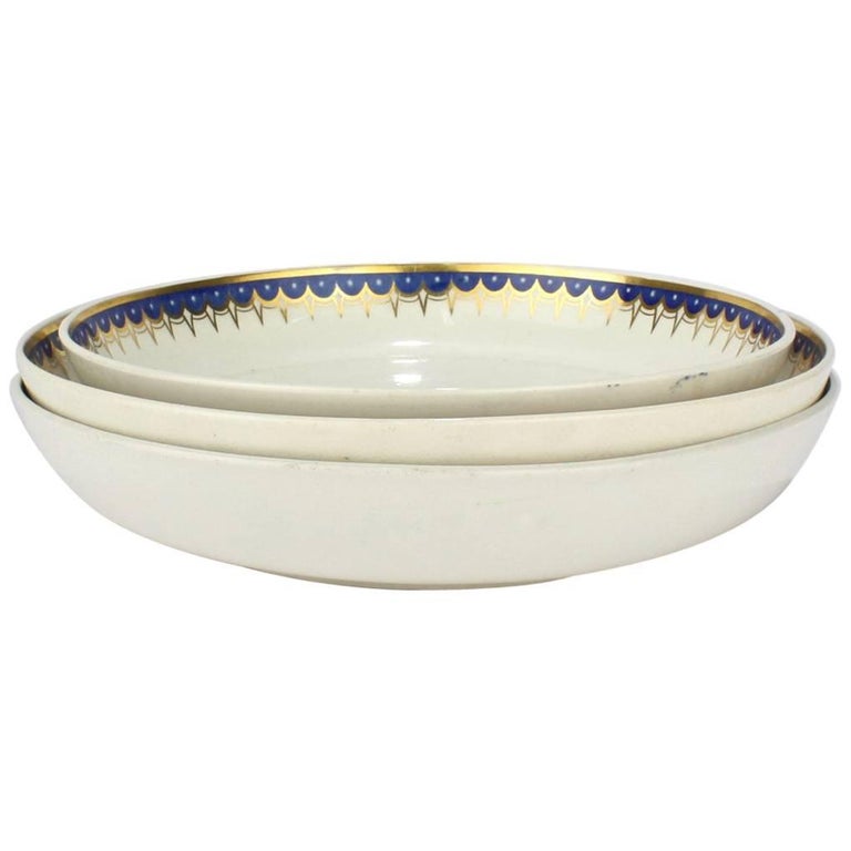 Set of Three Early 19th Century Wedgwood Creamware Pattern No. 892 ...