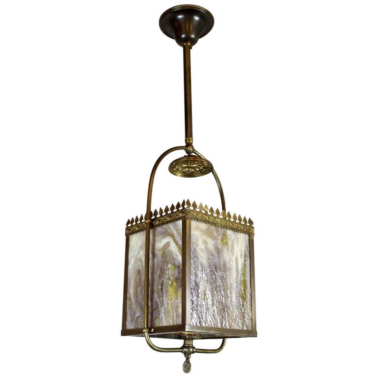 Victorian Gas Hall Harp Fixture For Sale at 1stDibs
