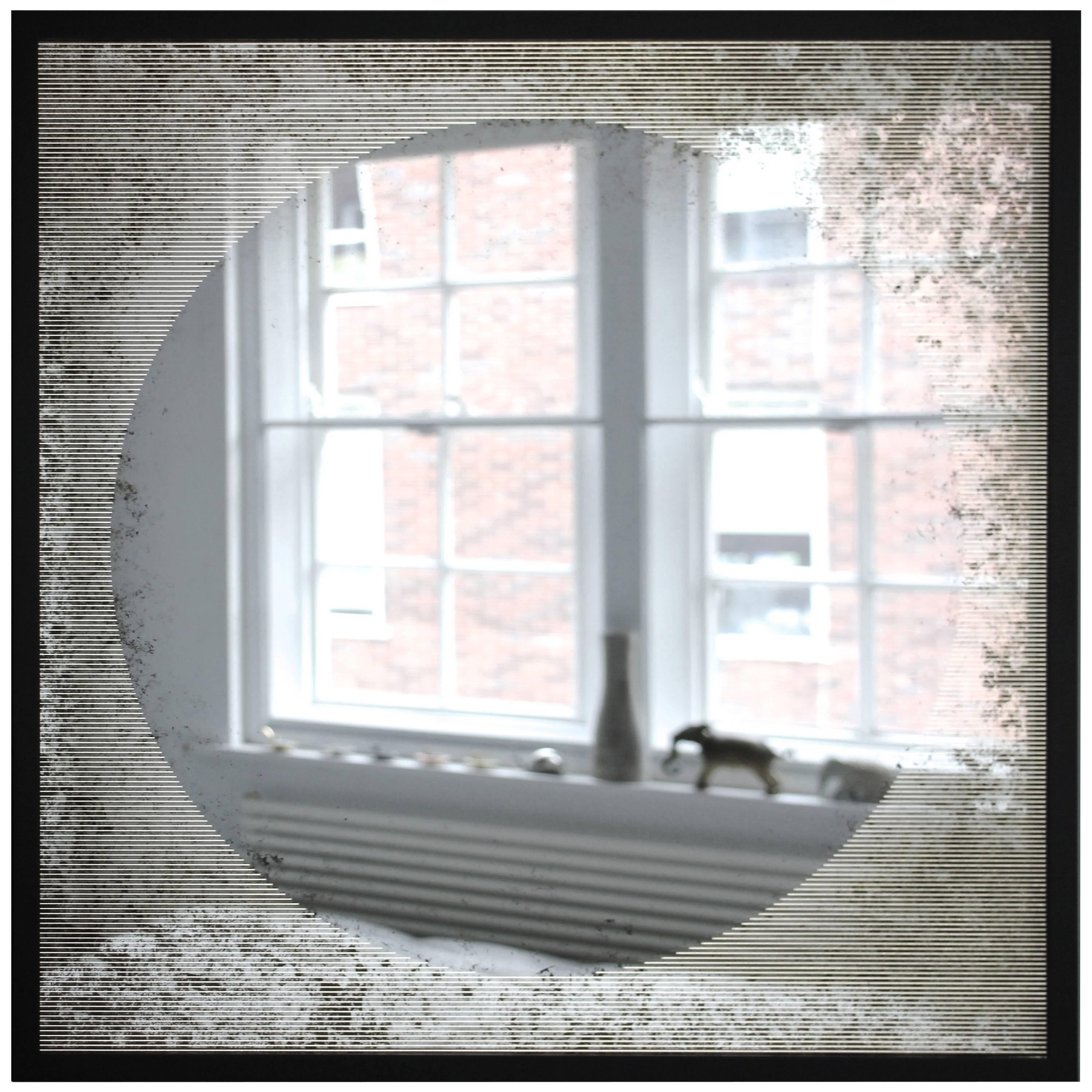 Sunrise Mirror with Antiqued Finish Finely Etched Pattern Back ...