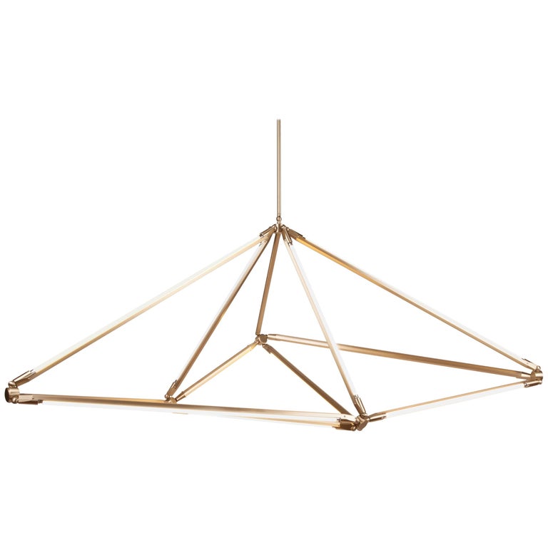 Lustre à LED en laiton Bec Brittain Shy 08.1 En vente sur 1stDibs