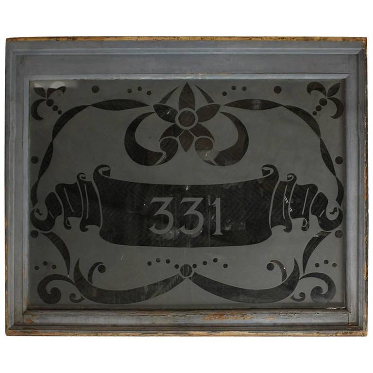 French Antique Window in Wood (Solid Oak) Early 1800s from Paris ...