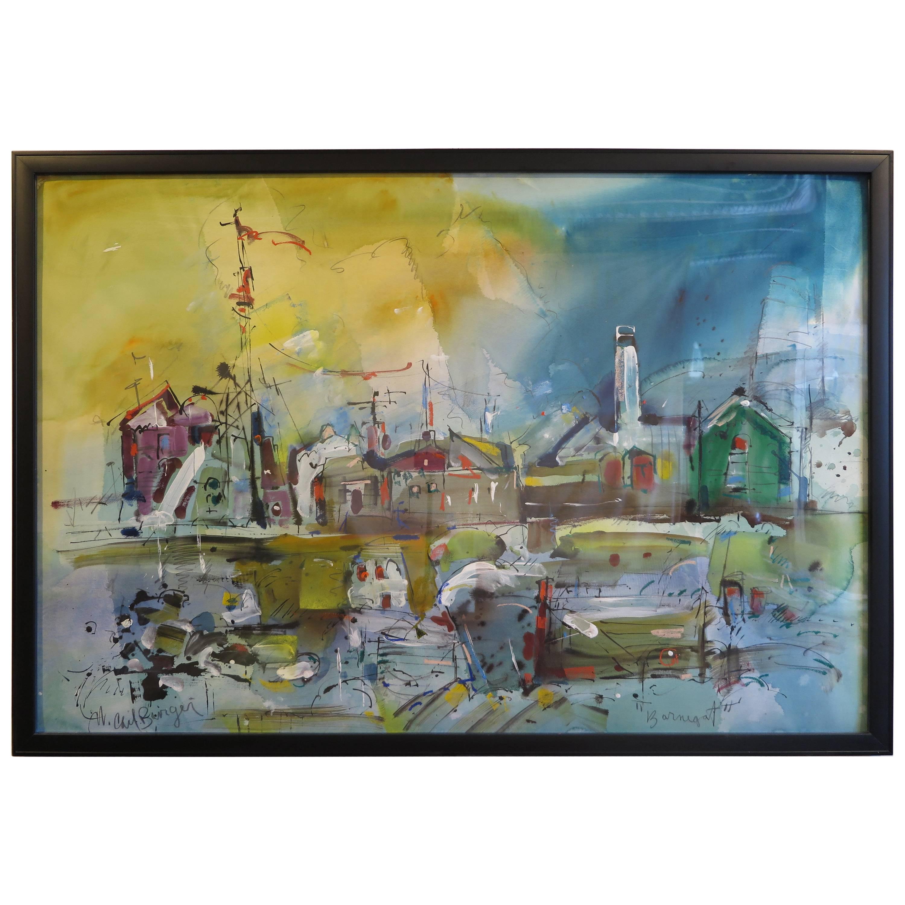 W. Carl Burger Painting For Sale at 1stDibs