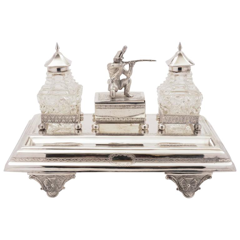 19th Century Victorian Ink Stand, circa 1880 For Sale at 1stDibs