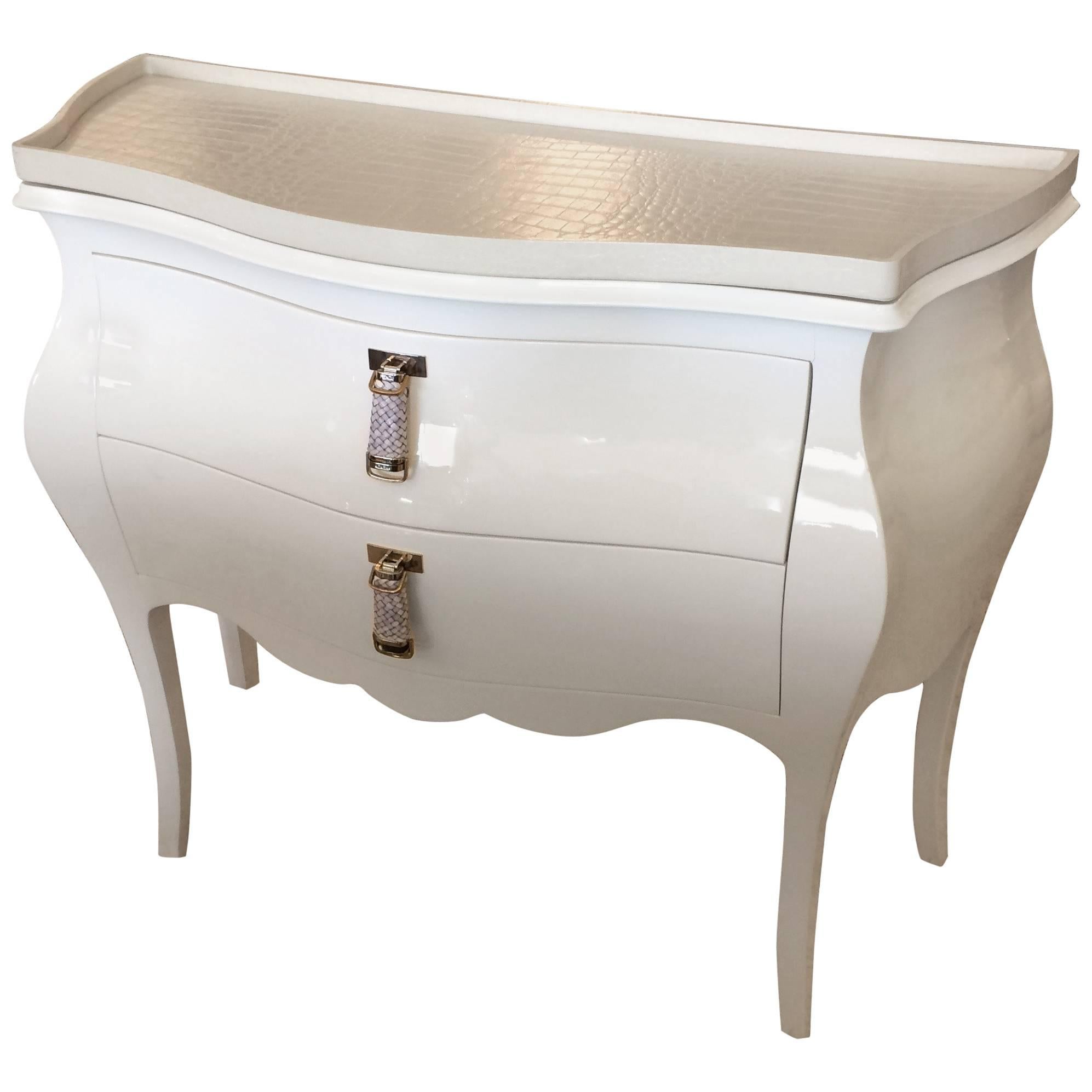 Fendi Moviestar Laquered Bombe Commode Chest For Sale at 1stDibs