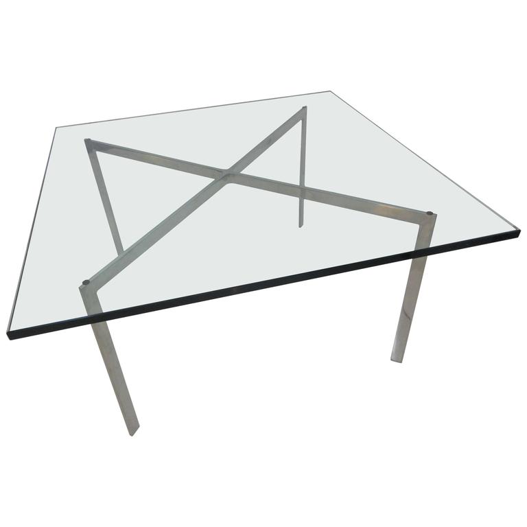 Barcelona Style Coffee Table at 1stDibs