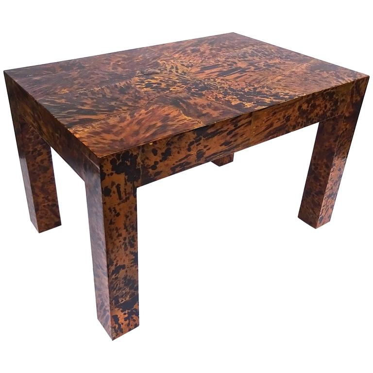 Fabulous 1970s Tortoise Shell Cocktail Table after Karl Springer at 1stDibs