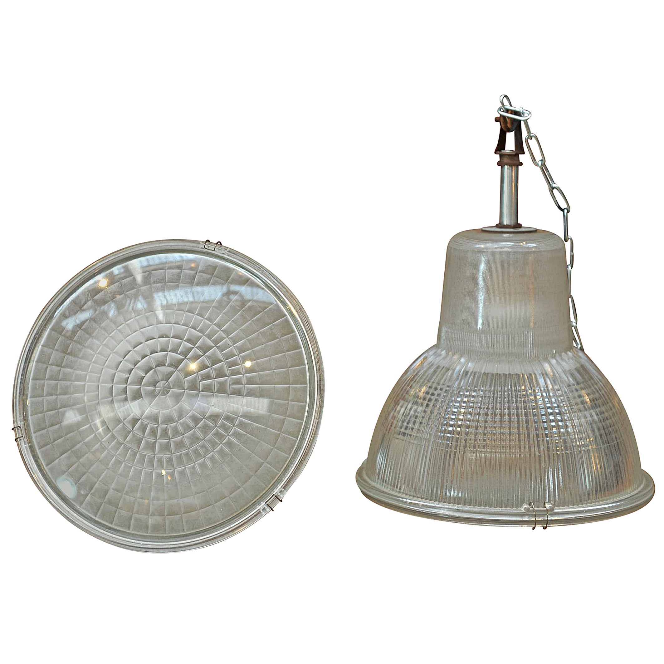 1960s Paris Holophane Globe Streetlight Turned Pendant Street Light For ...