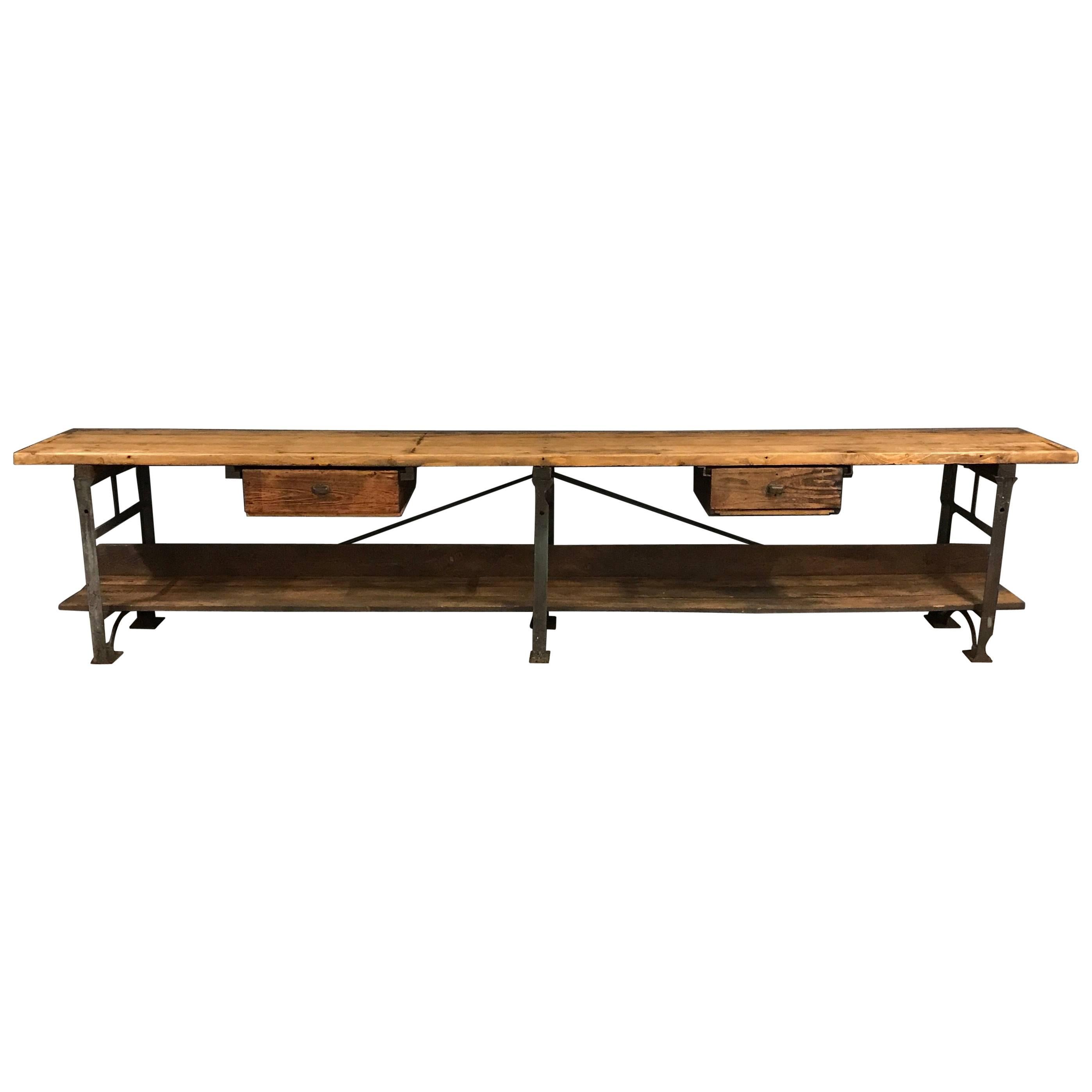 Cast Iron Workbench - 2 For Sale on 1stDibs