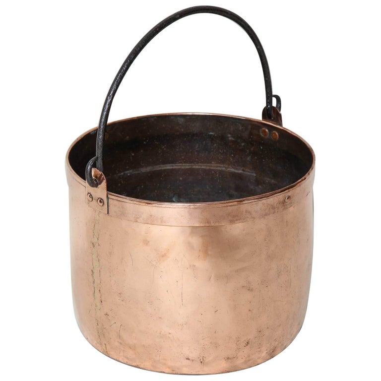 19th Century Copper Bucket For Sale at 1stDibs