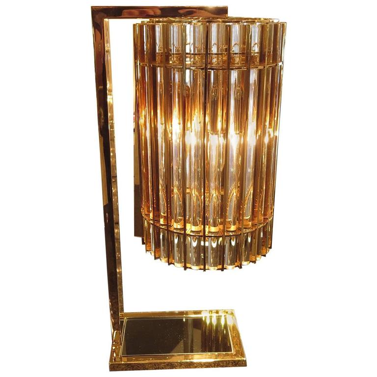 Very Rare Exclusive Gucci Table Lamp by Romani Saccani at 1stDibs