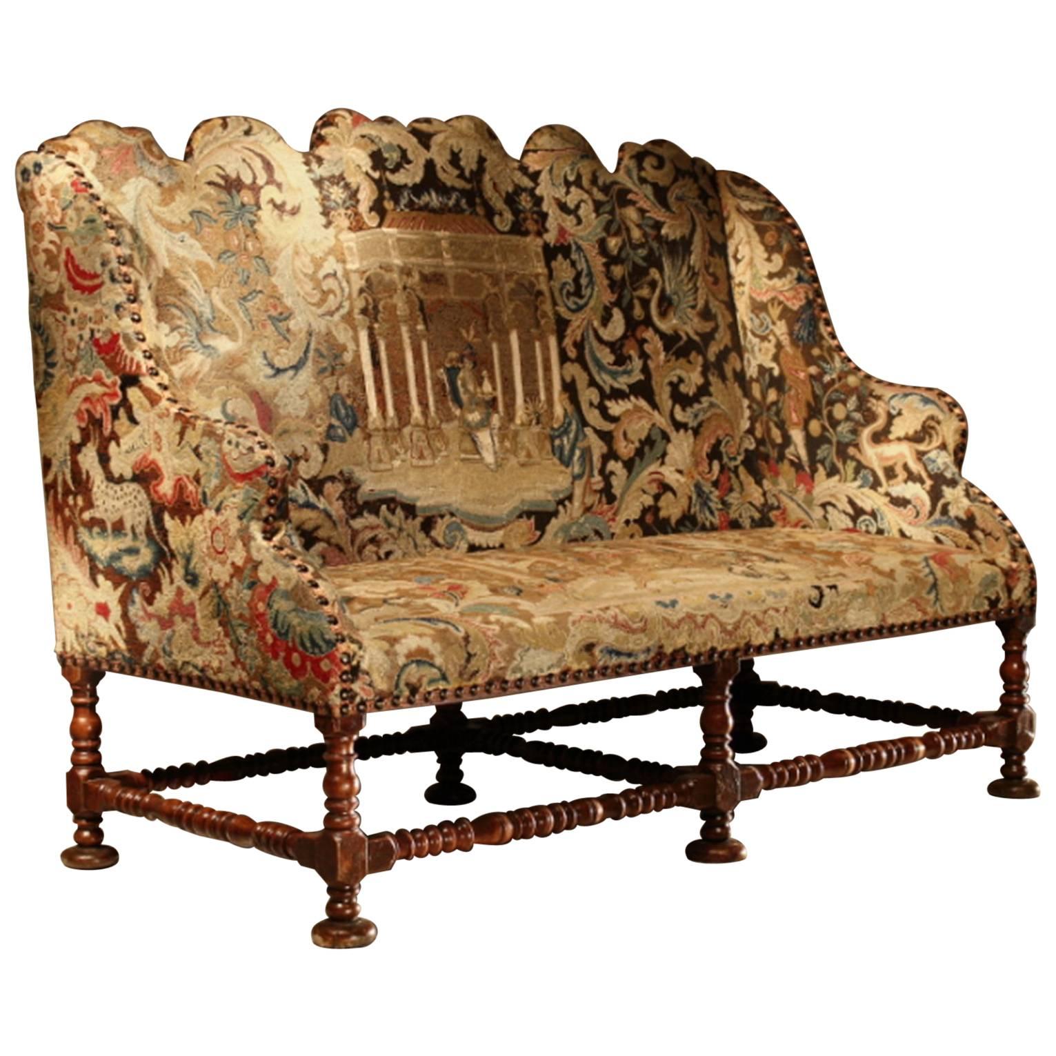 French 19th Century Tapestry Sofa at 1stDibs