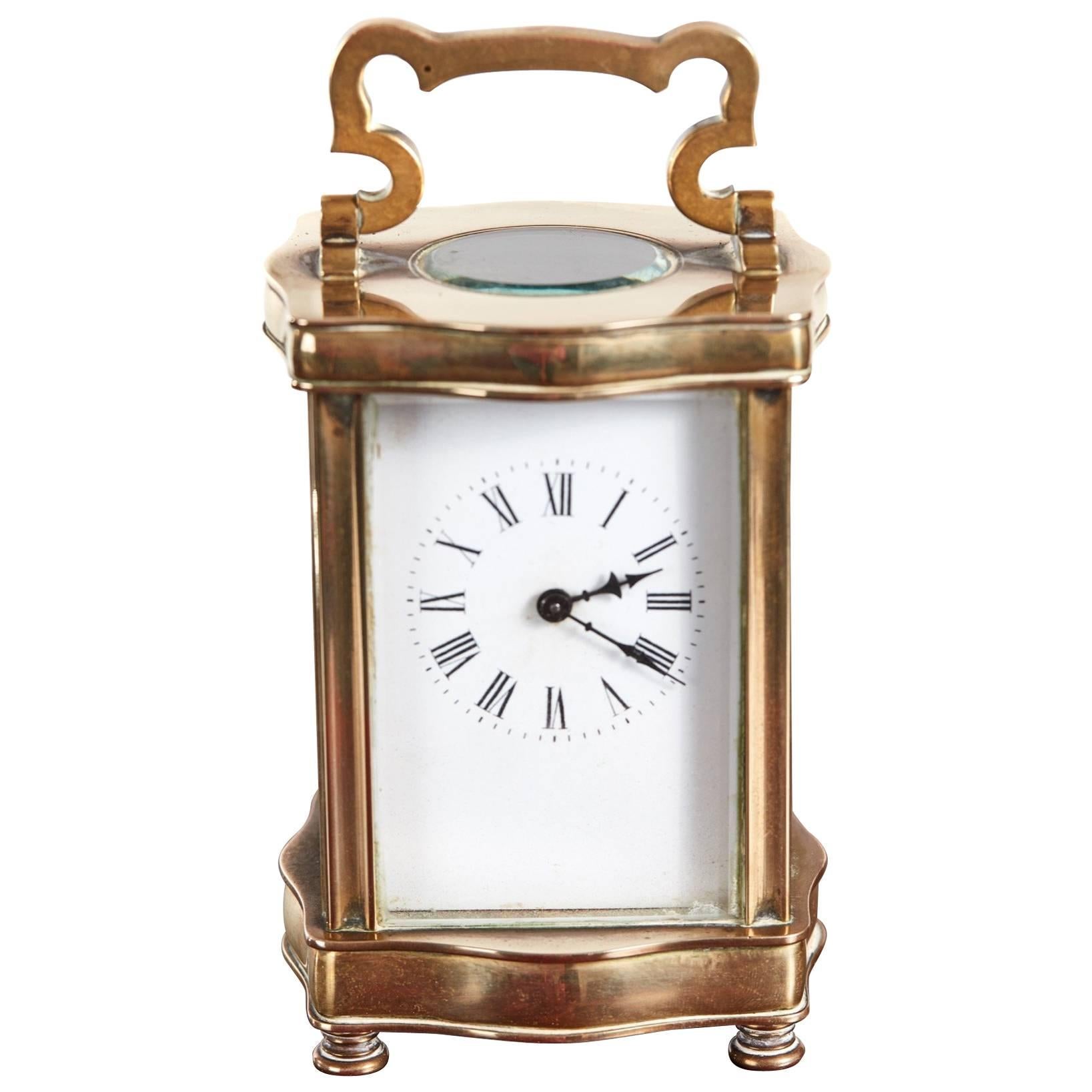 Quality Antique Brass French Carriage Clock at 1stDibs
