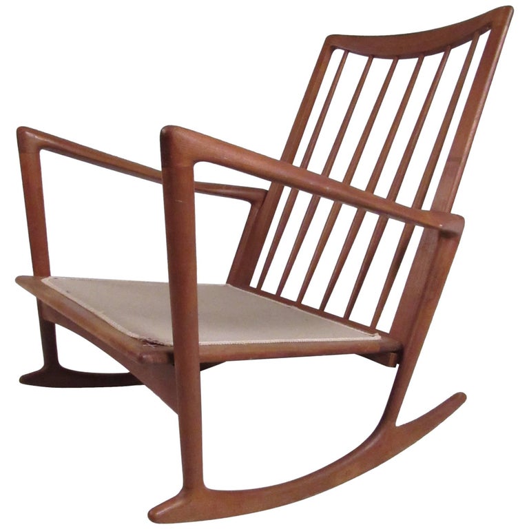 Danish Teak Rocker by Selig For Sale at 1stDibs