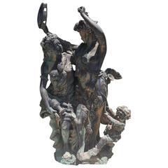 Large Scale, Terra Cotta Garden Statue, Greek God Apollo, Italy, 19th ...