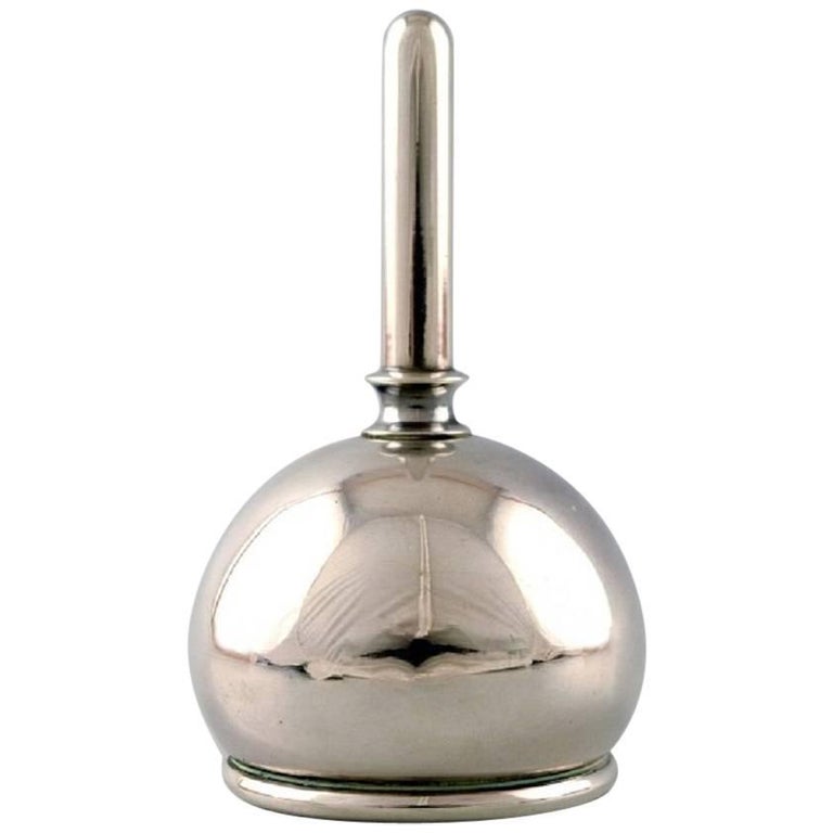 Hingelberg, Aarhus Sterling Silver Table bell Danish Design, circa ...