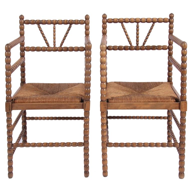 Pair of Bobble Chairs, French, 1920s at 1stDibs | bobble furniture