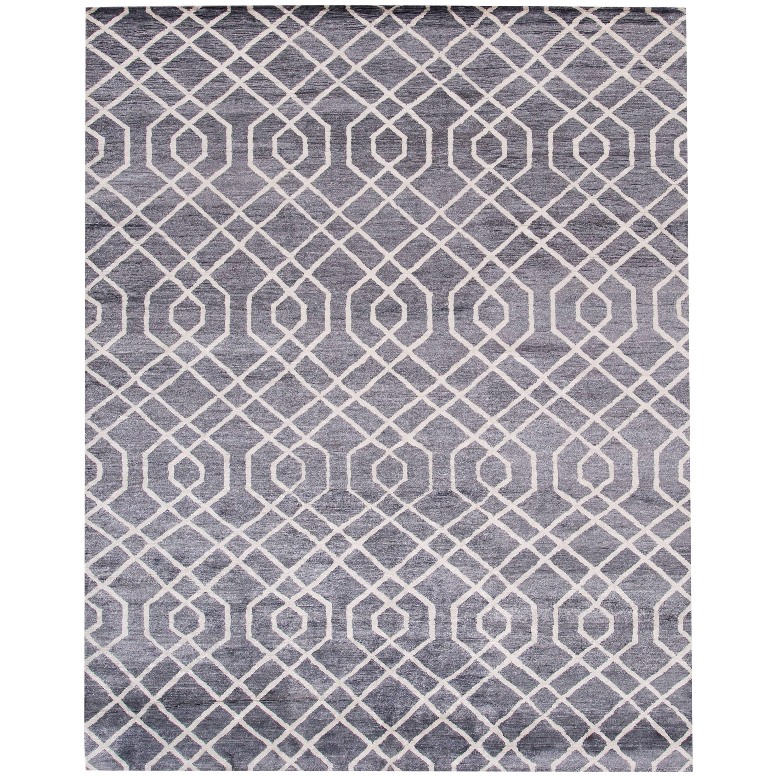 Simply Beautiful Modern Indian Rug at 1stDibs