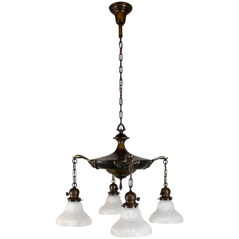 Four Decorative Light Pan Fixture For Sale at 1stDibs