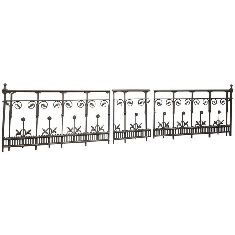 Gothic or Aesthetic Iron Railings in the Style of Thomas Jeckyll with ...