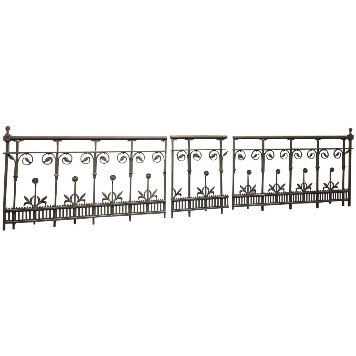 Gothic or Aesthetic Iron Railings in the Style of Thomas Jeckyll with ...