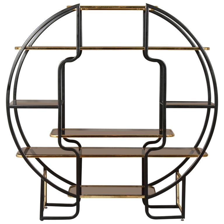 Art Deco Circle Bookcase For Sale at 1stDibs