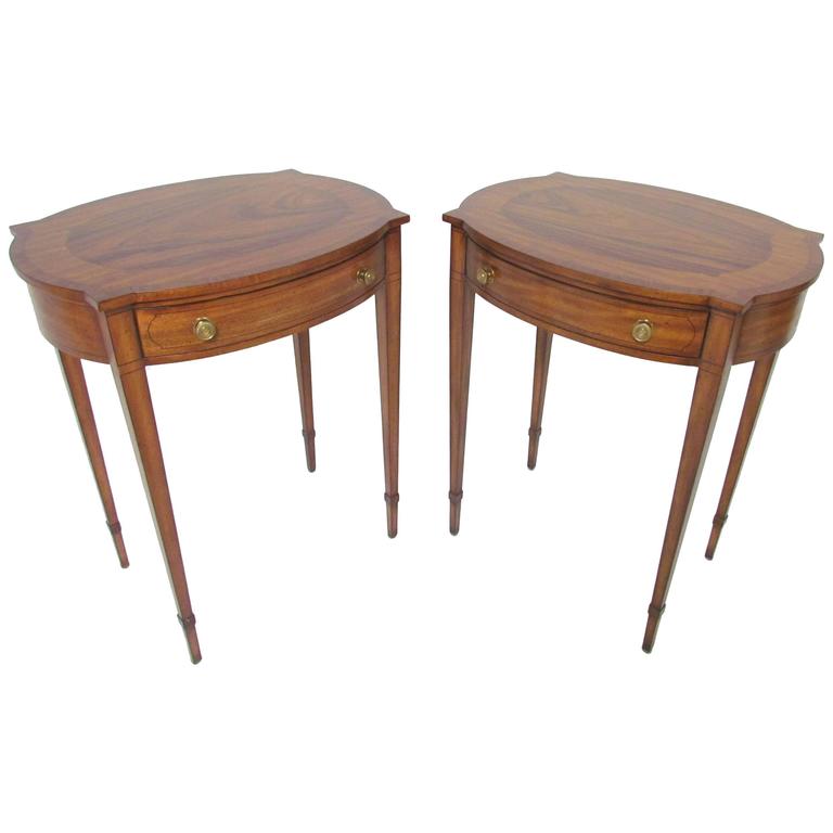 Pair of English Regency Style End Tables by Maitland-Smith at 1stDibs