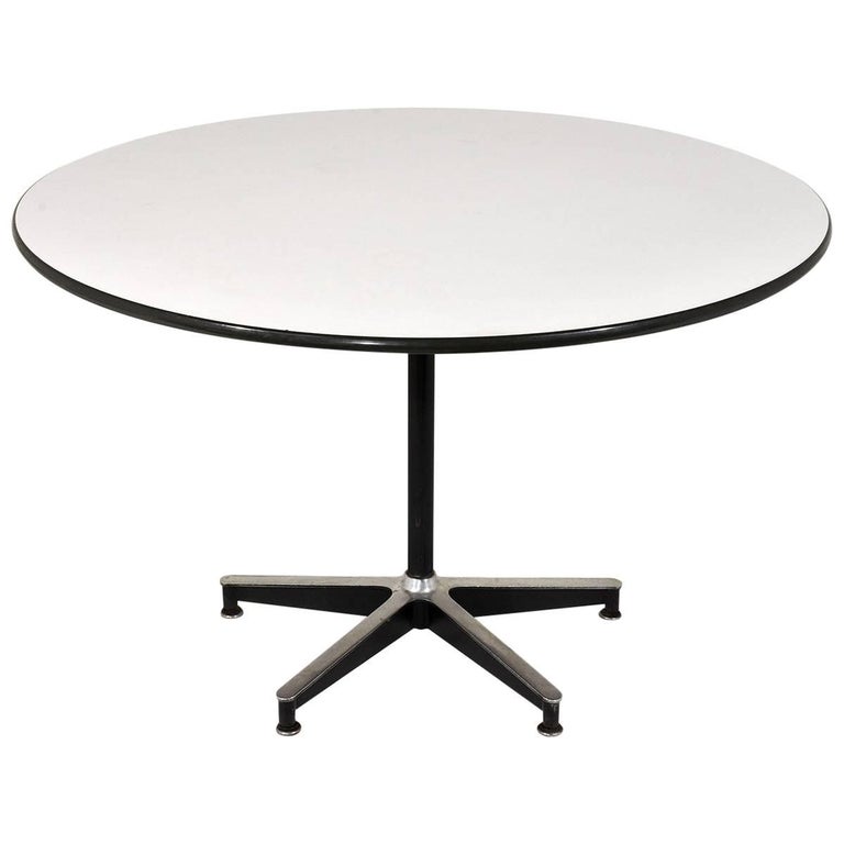 Vintage Herman Miller Dining Table at 1stDibs | herman miller round ...