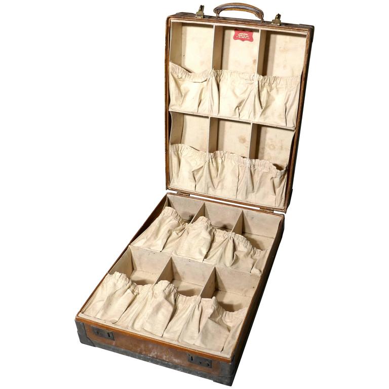 Very Rare Shoe Case, Steamer Trunk for Shoes Steam Punk at 1stDibs