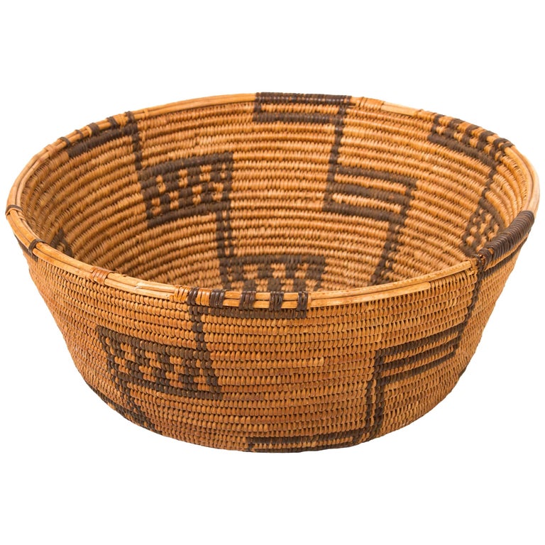 Native American Apache Basket at 1stDibs | apache baskets