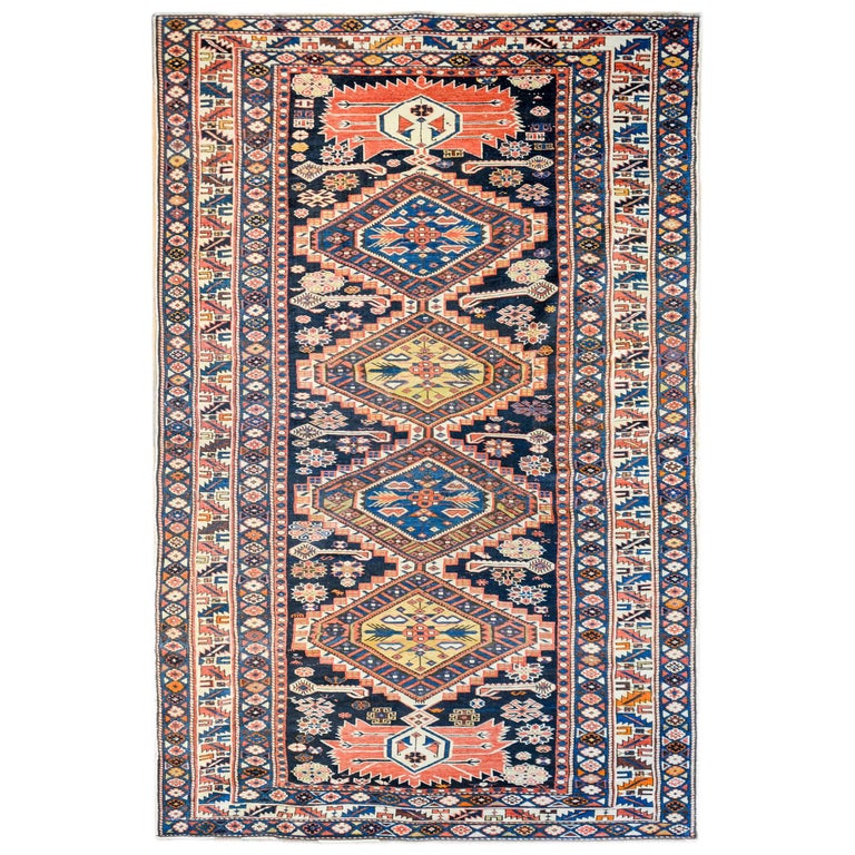 Amazing Early 20th Century Shriven Rug For Sale at 1stDibs