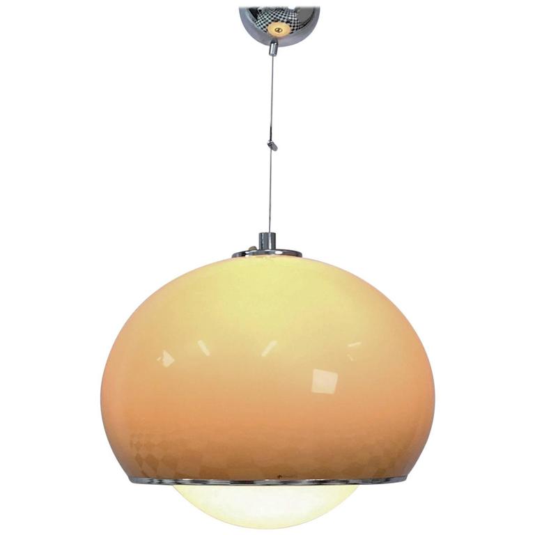 Grande Bud Ceiling Light by Meblo for Guzzini Italy, Late 1960s at 1stDibs