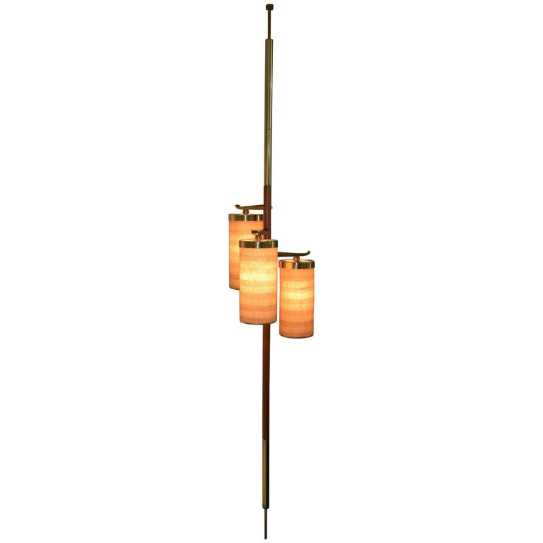Stiffel Tension Pole Floor Lamp at 1stDibs | stiffel tension pole lamp ...