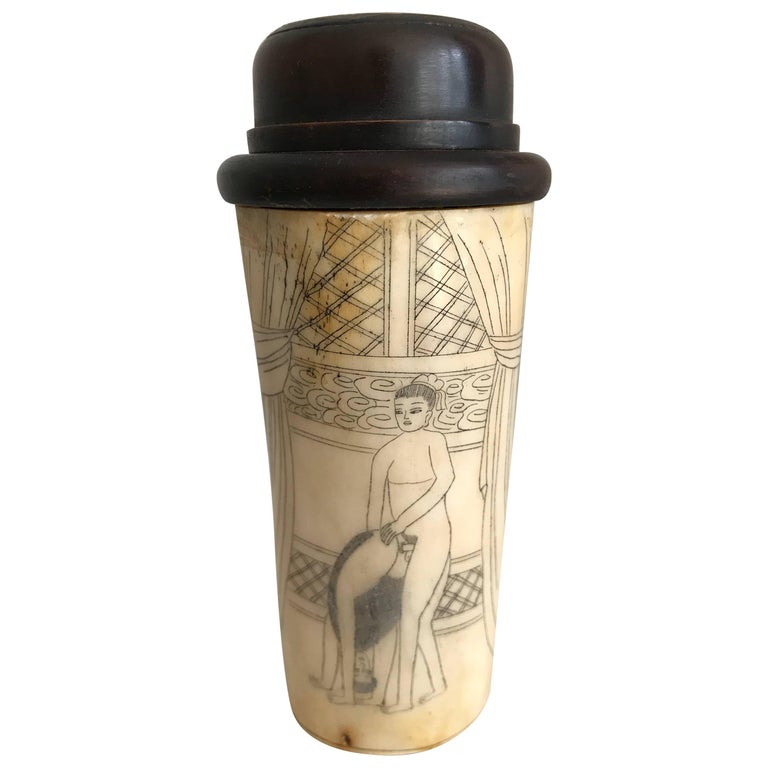 Cricket Basket Made from a Horn, China, circa 1900 at 1stDibs