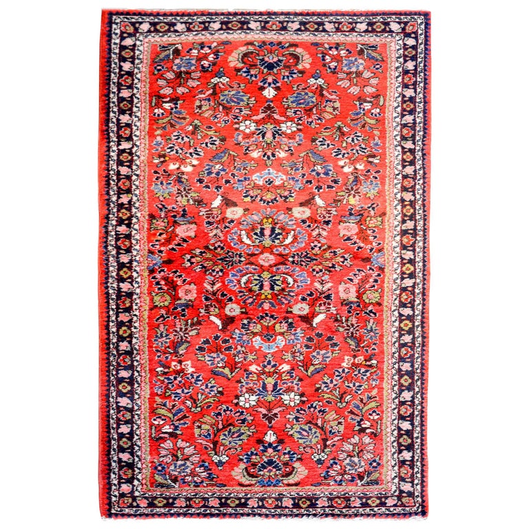 Beautiful Early 20th Century Jozan Sarouk Rug at 1stDibs